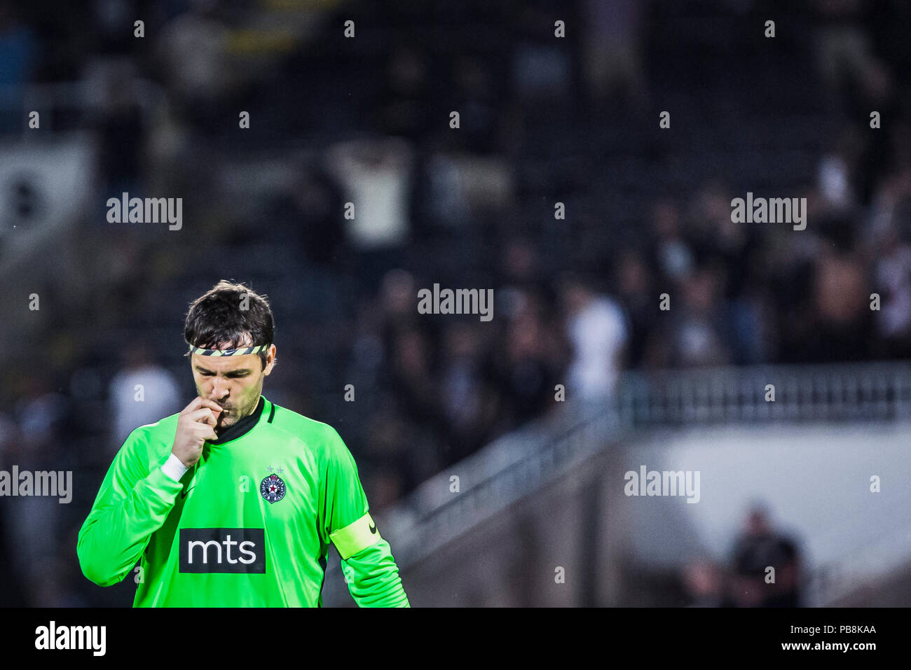 Vladimir stojkovic goalkeeper partizan belgrade hi-res stock ...