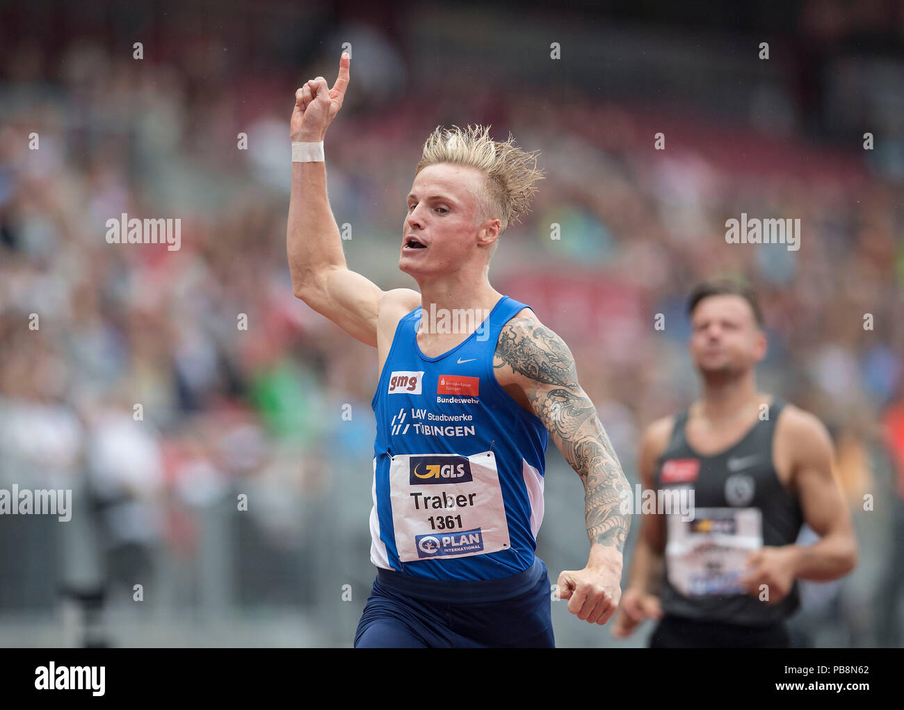 Nuremberg, Deutschland. 21st July, 2018. jubilation winner Gregor ...