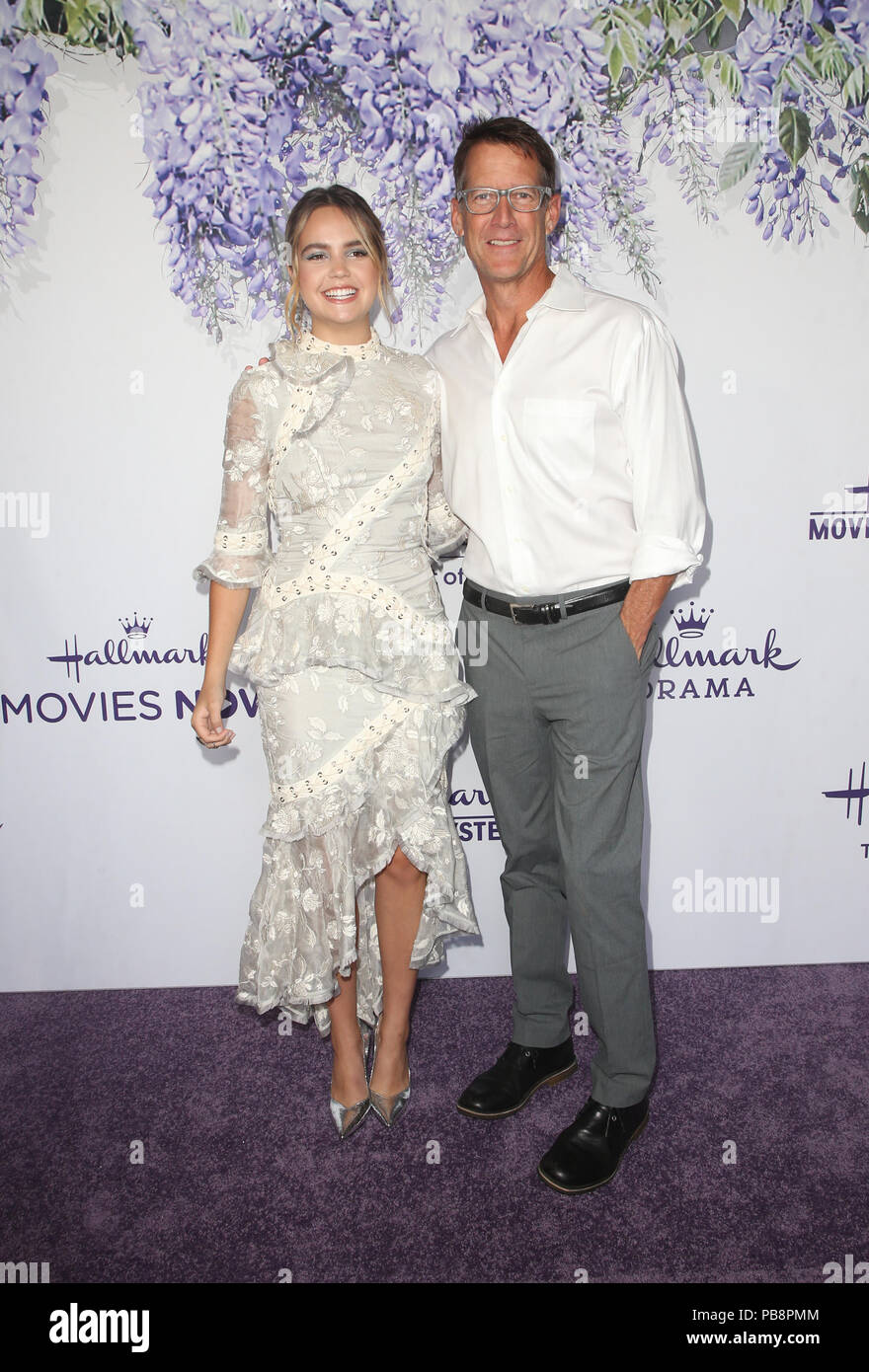 Beverly Hills, Ca. 26th July, 2018. Bailee Madison, James Denton, at ...