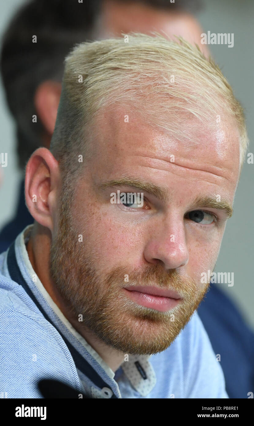 Bremen, Germany. 27th July, 2018. Dutch national player Davy Klaassen ...