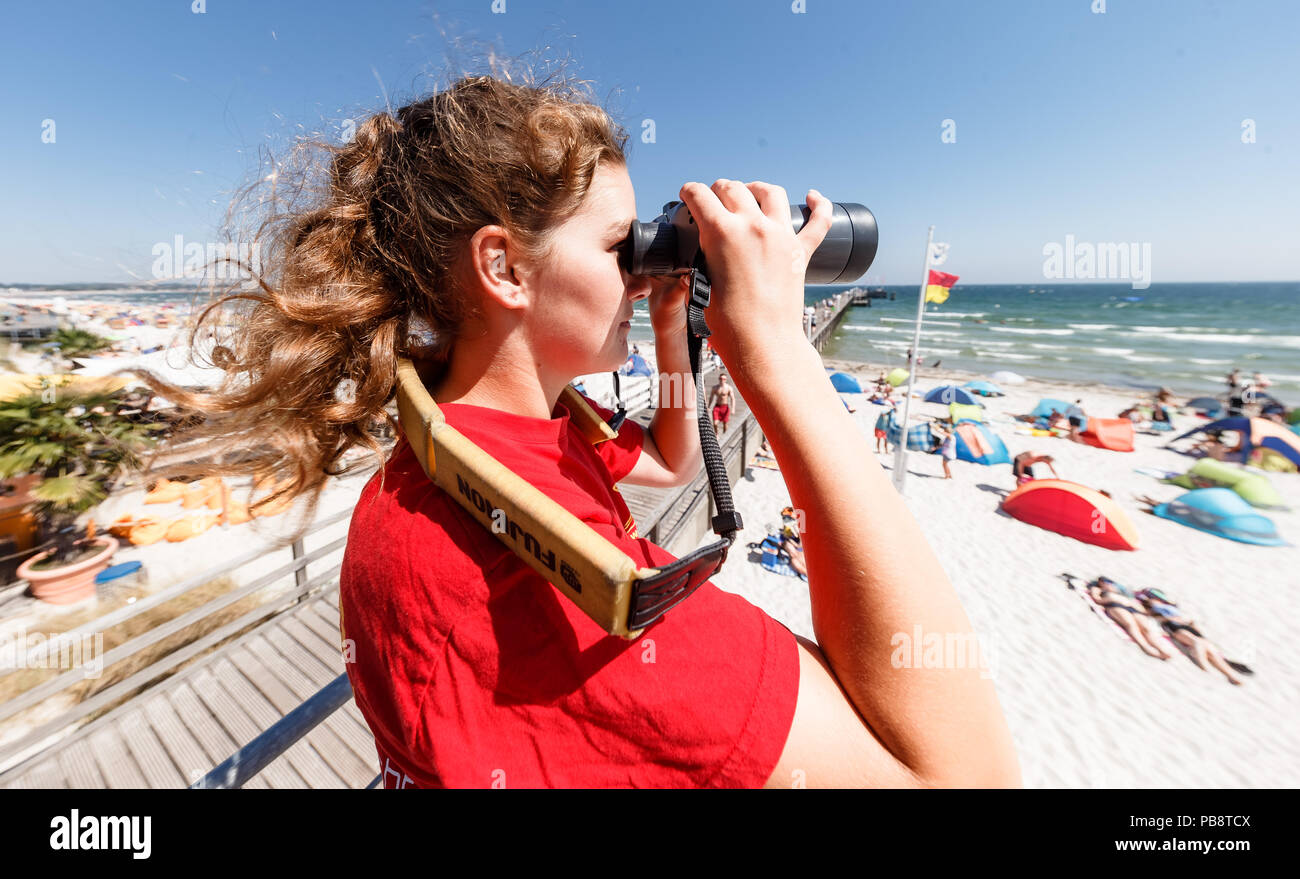 Scharbeutz, Germany. 27th July, 2018. 27.07.2018, Schleswig-Holstein ...
