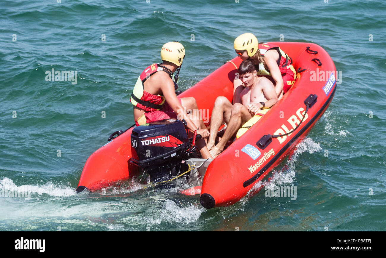 Scharbeutz, Germany. 27th July, 2018. 27.07.2018, Schleswig-Holstein ...