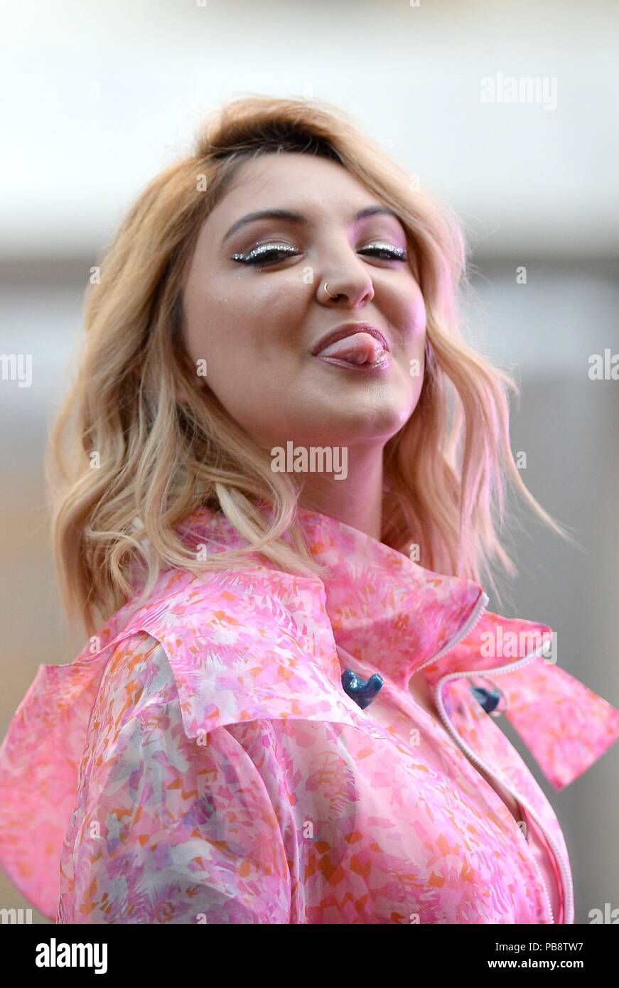New York, NY, USA. 27th July, 2018. Julia Michaels on stage for Julia ...