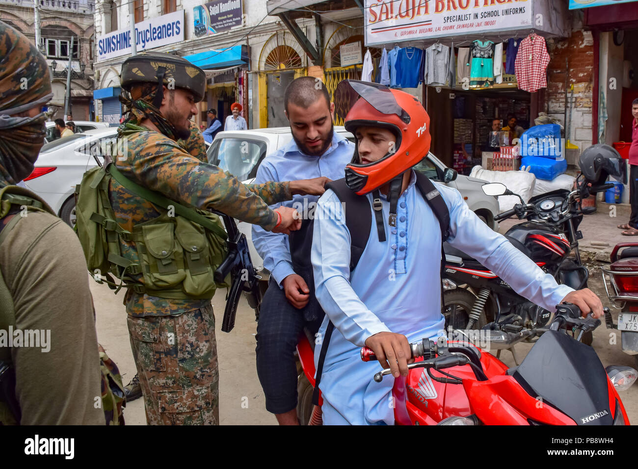 Frisking Operation High Resolution Stock Photography and Images - Alamy