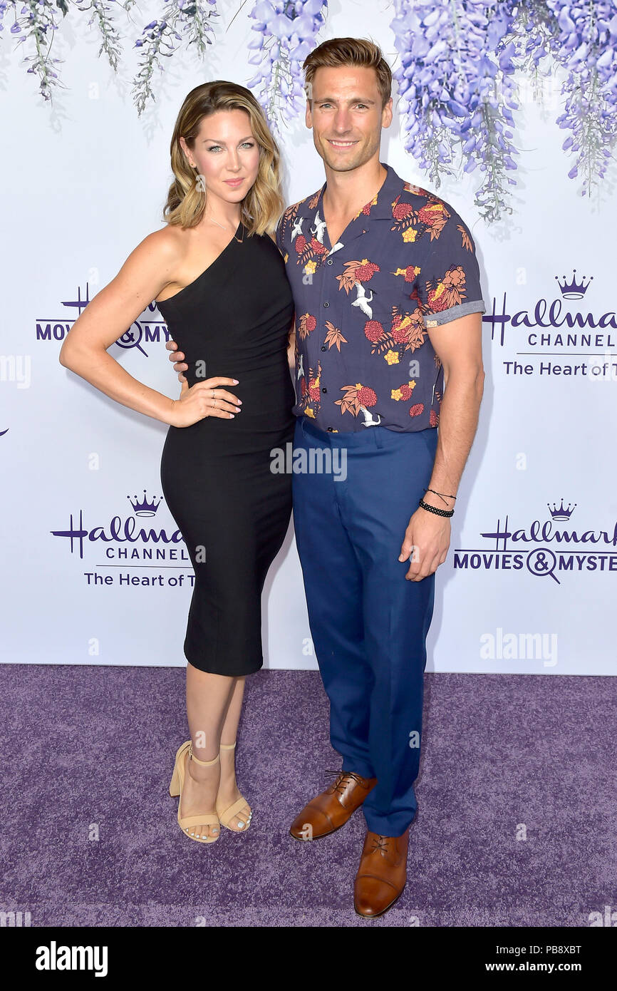 Beverly Hills, USA. 26th July 2018. Cassandra Troy and her husband ...