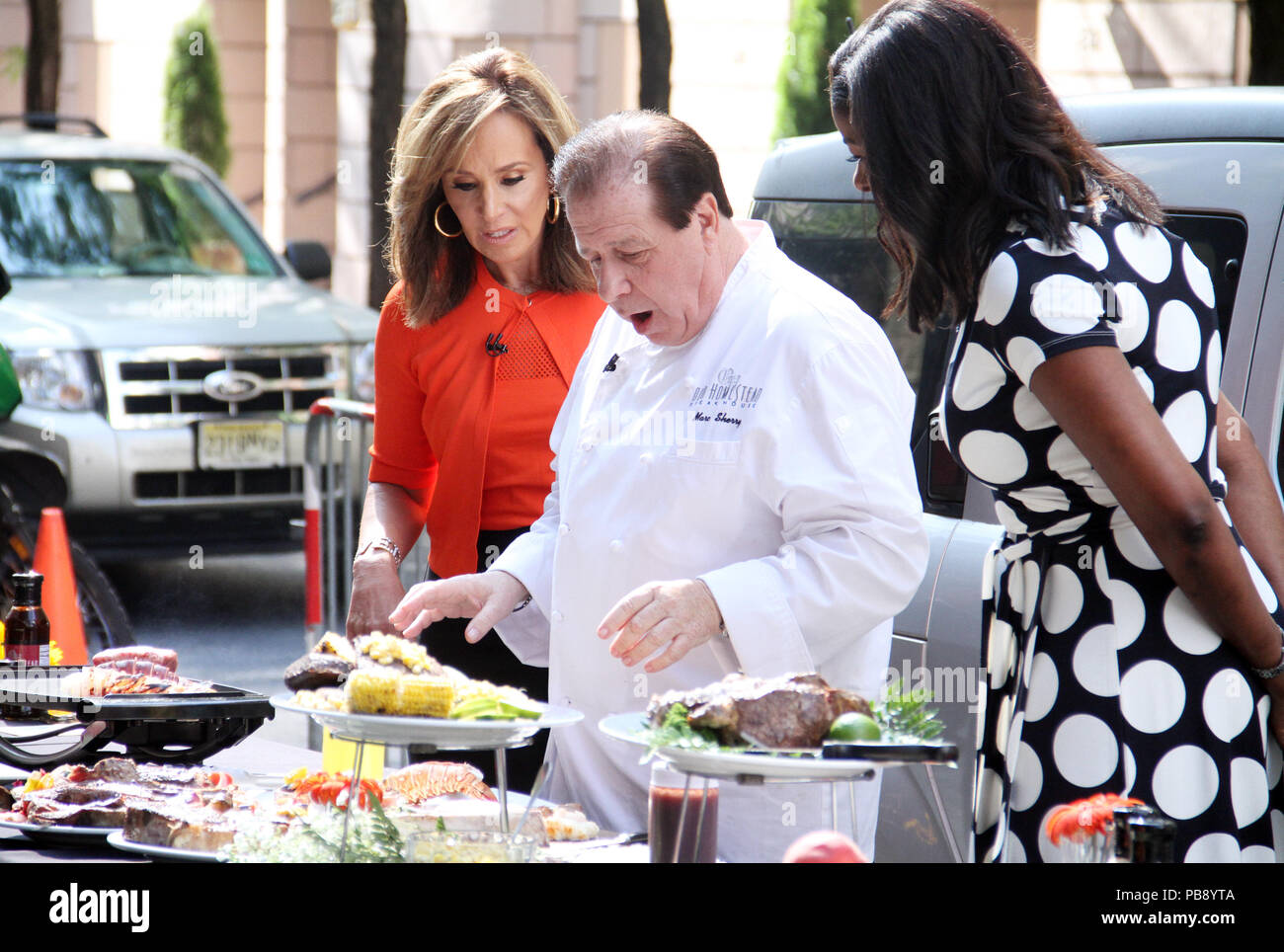 NEW YORK, NY July 27: Rosanna Scotto and Lori Stokes with Marc Sherry ...