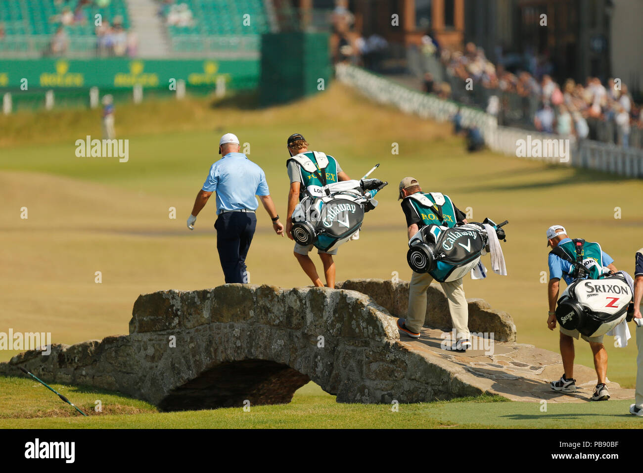 Group of players and caddies hi-res stock photography and images - Alamy