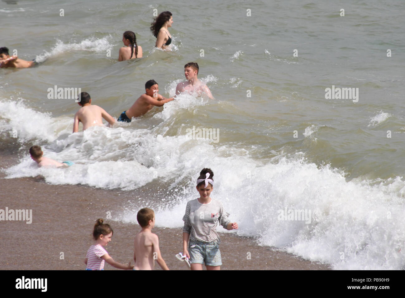 Brighton naturist beach hi-res stock photography and images - Alamy
