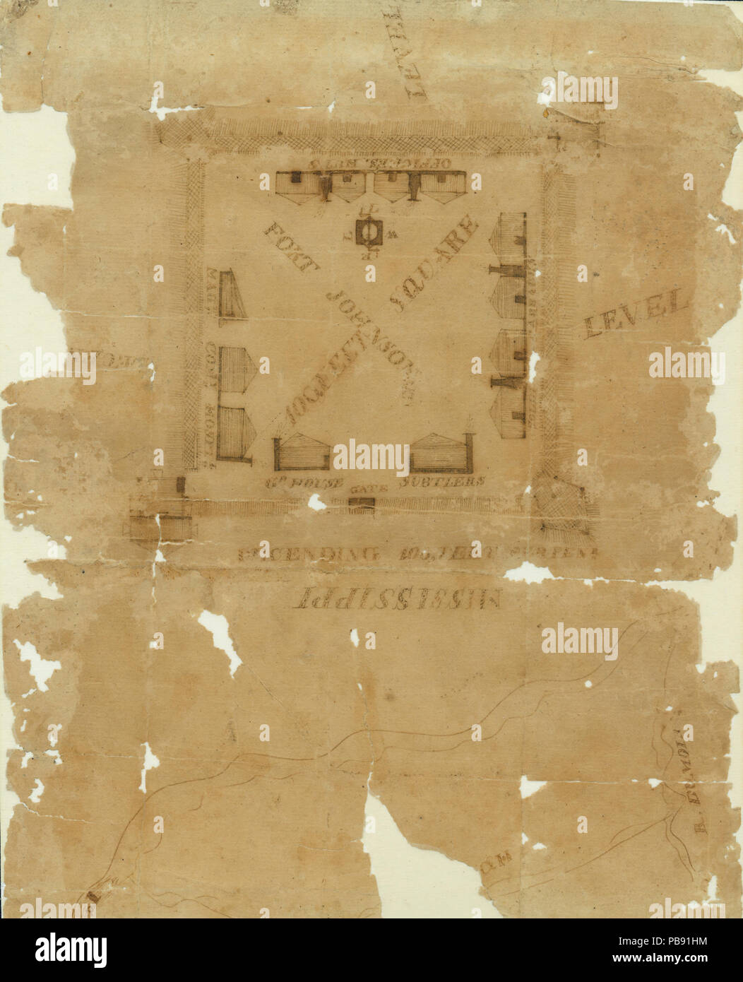 James fort map hi-res stock photography and images - Alamy