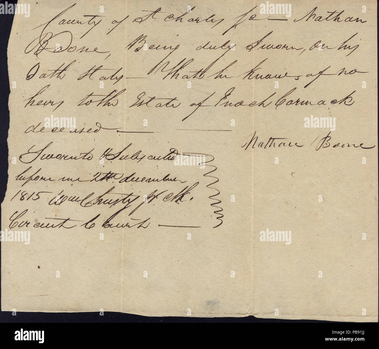 Nathan boone hi-res stock photography and images - Alamy