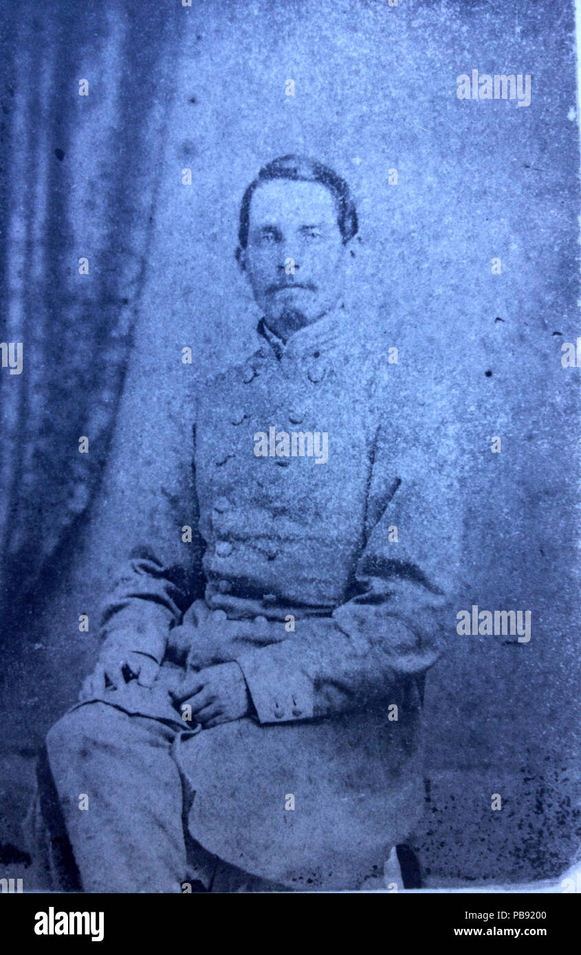 957 Lt. Colonel Warren Adams C.S.A Stock Photo - Alamy