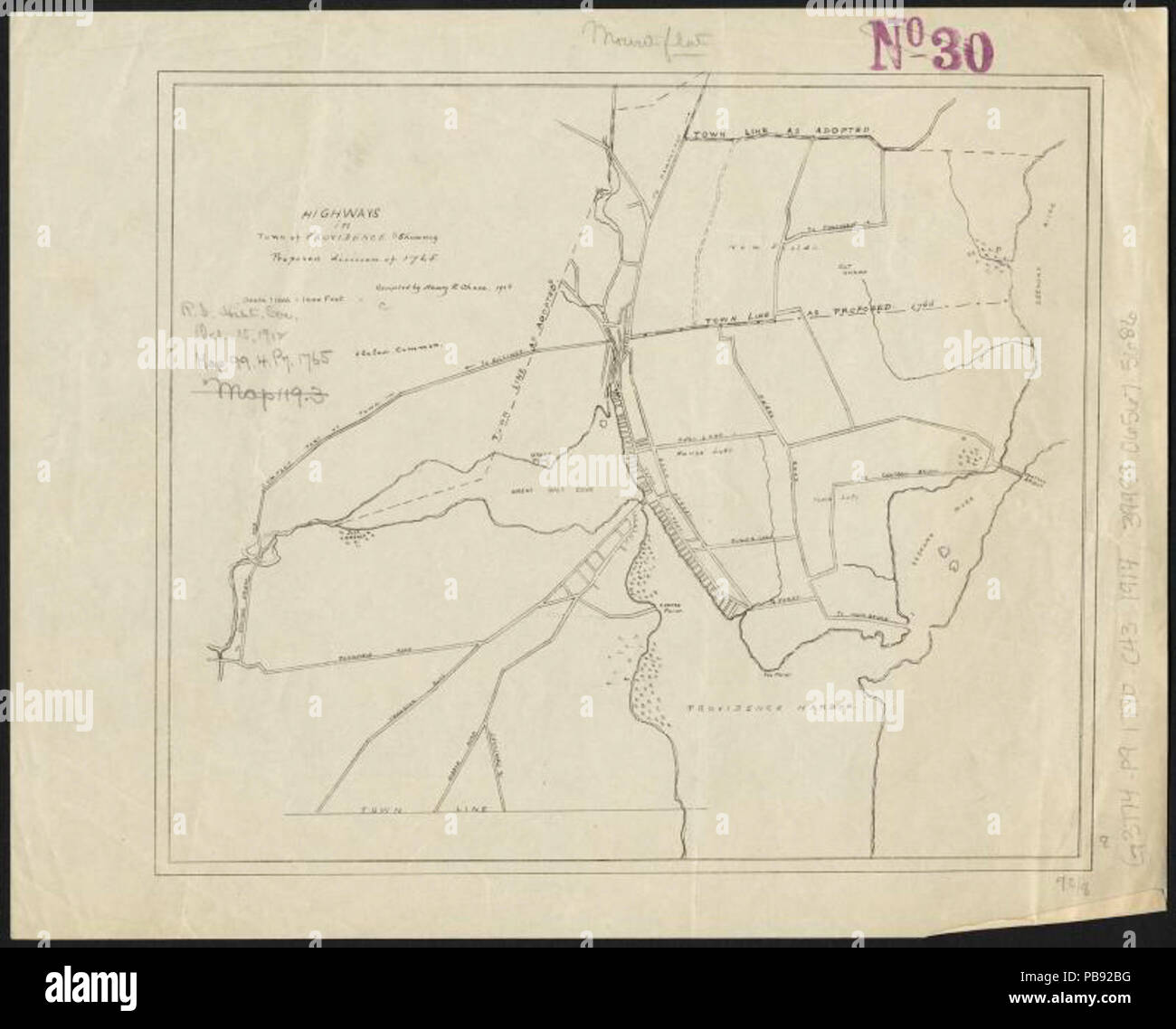 Colonial providence map hi-res stock photography and images - Alamy