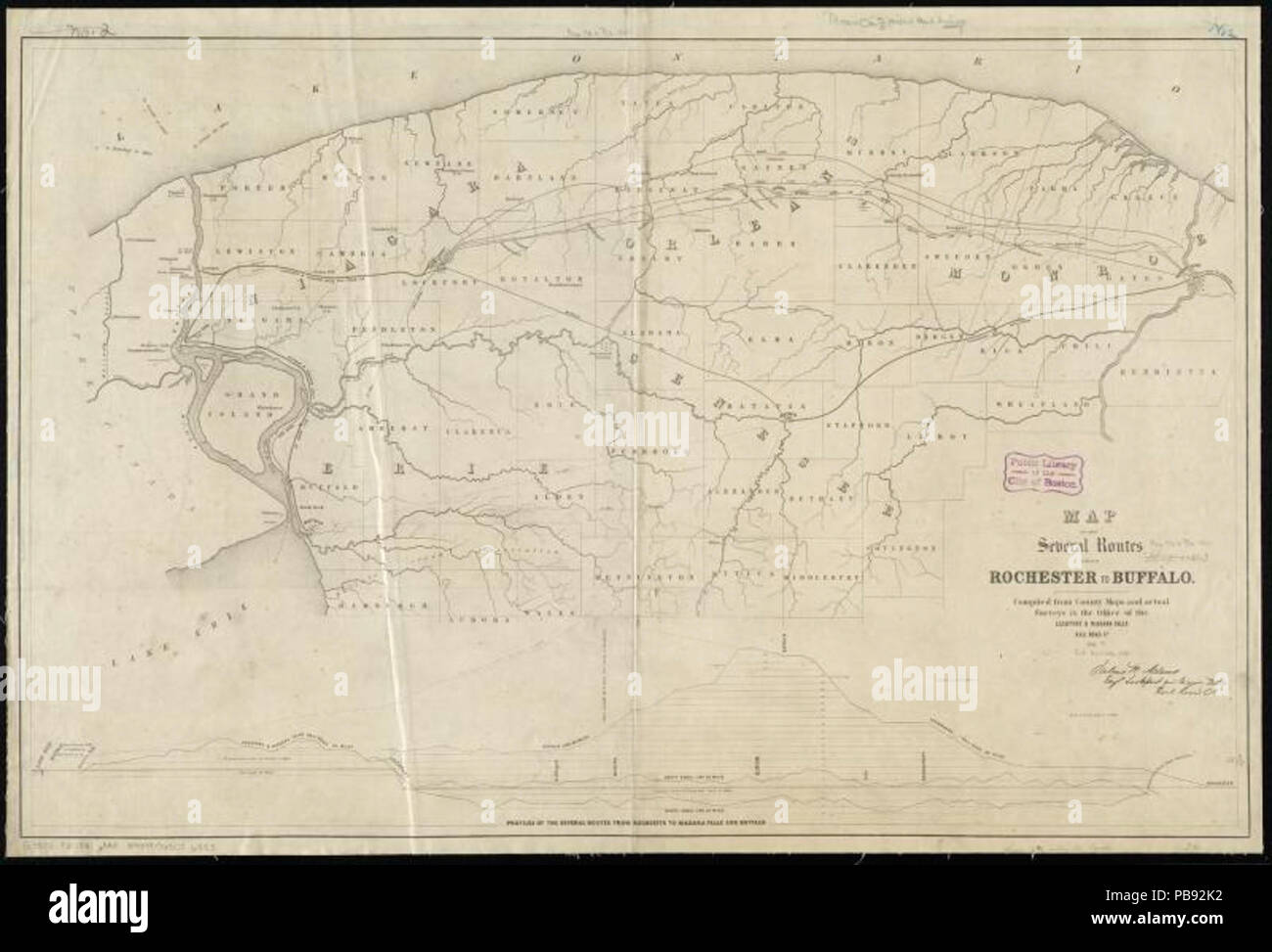 Map of lockport hi-res stock photography and images - Alamy