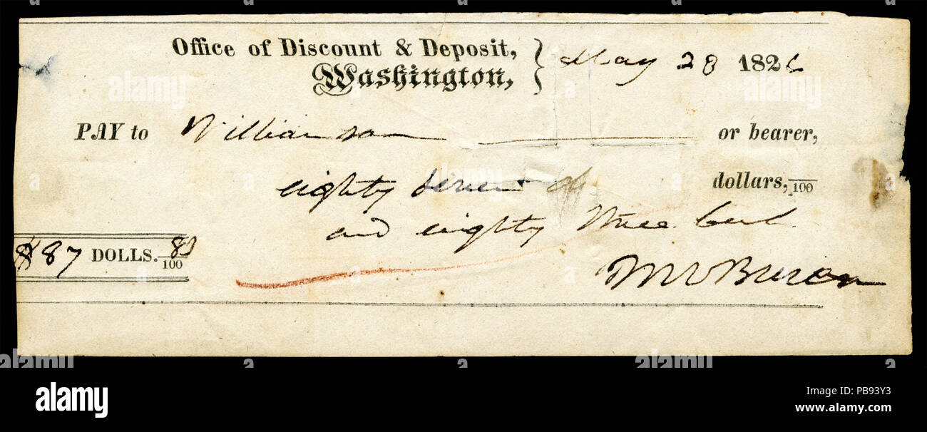 Treasury check hi-res stock photography and images - Alamy