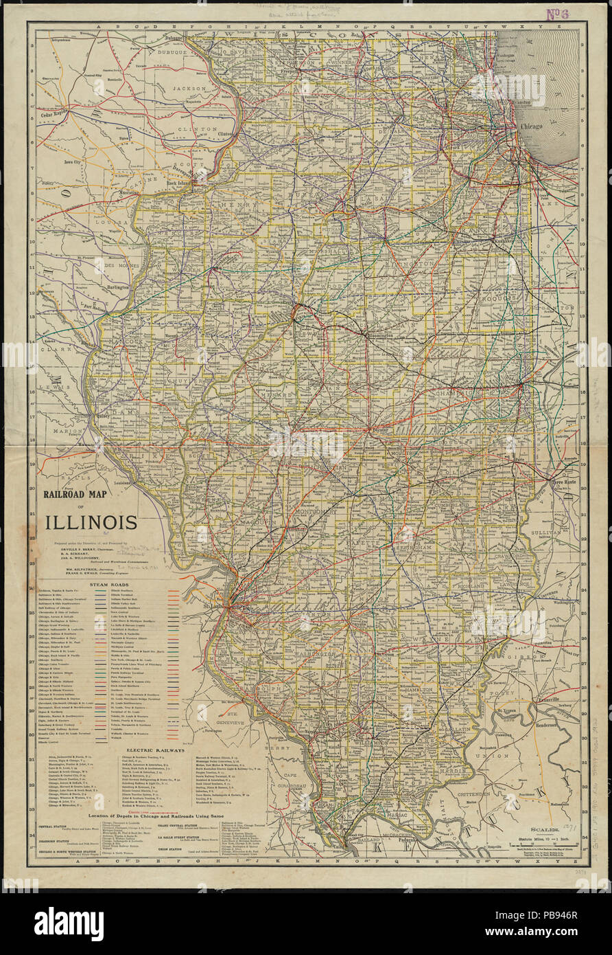 Railroad map hi-res stock photography and images - Alamy
