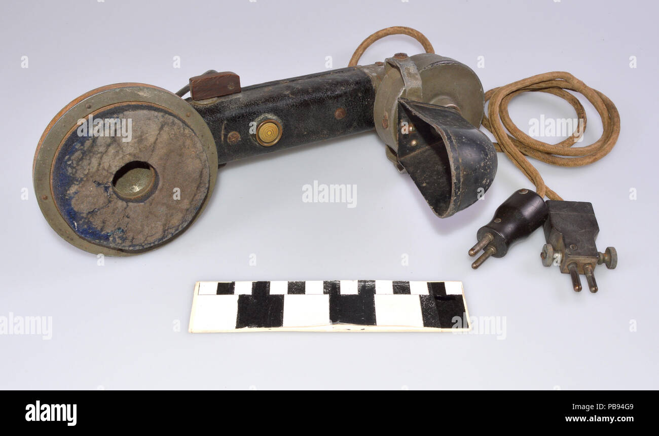 1870 World War I German Military Army Field Telephone Stock Photo - Alamy