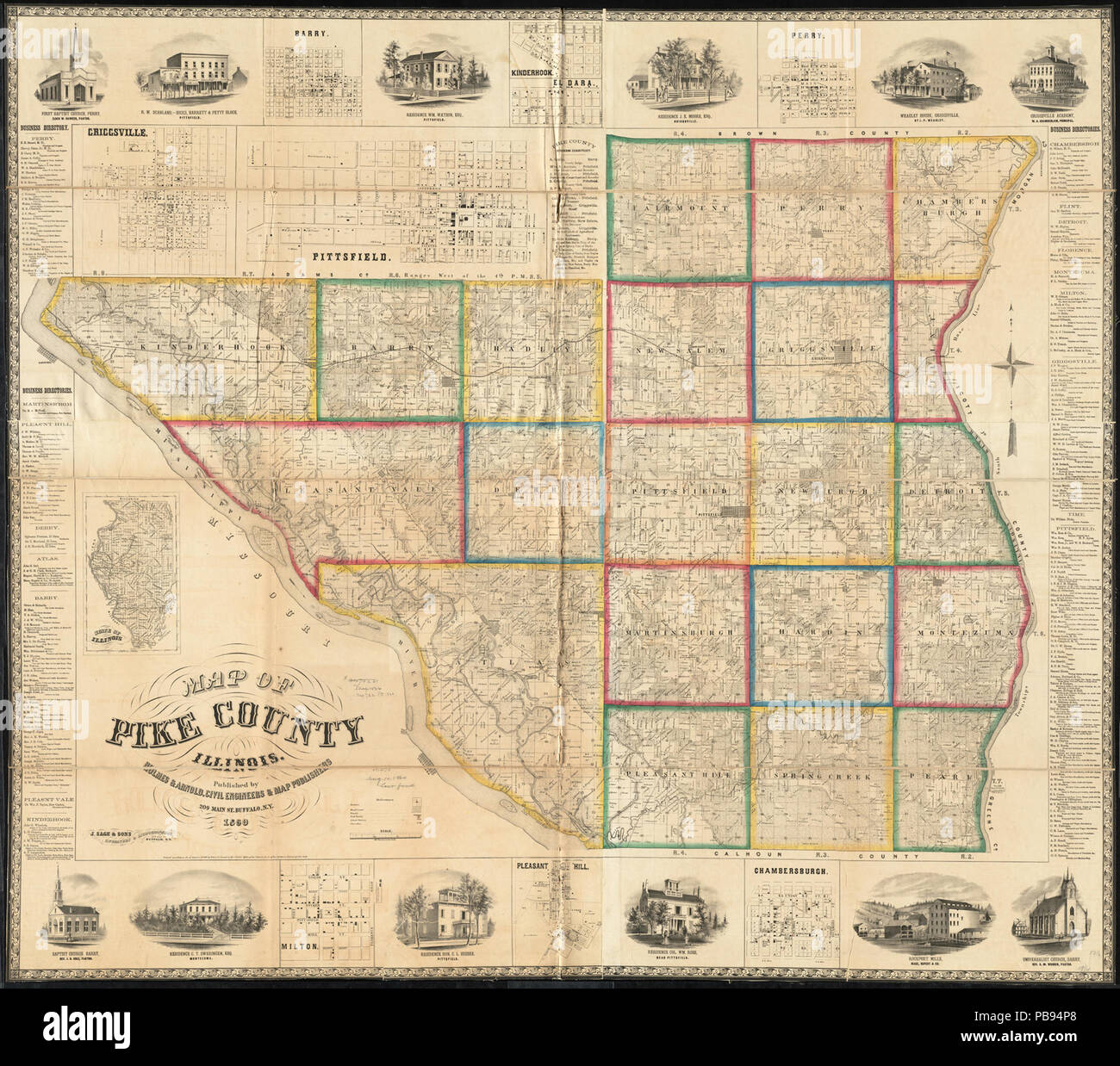 Pike map hi-res stock photography and images - Alamy