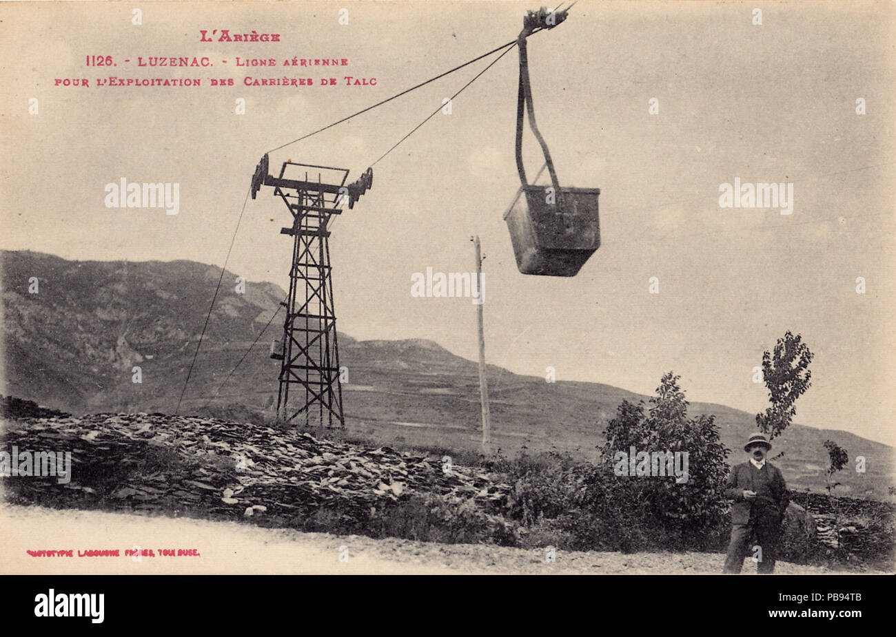 880 Labouche Frères 1126 - LUZENAC - Ligne aérienne pour l'exploitation ...