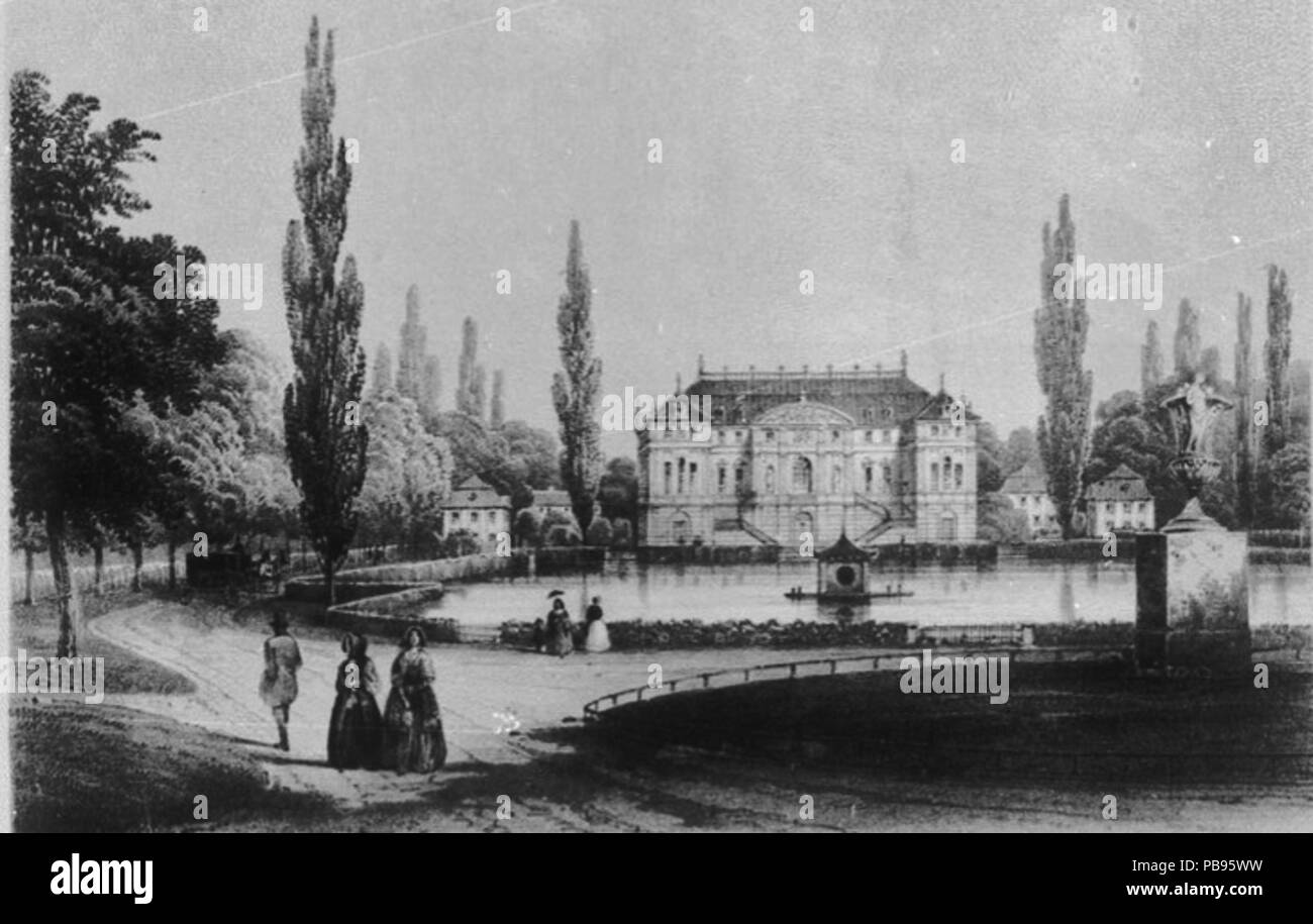 1180 Pencil drawing of the swan pond Stock Photo - Alamy