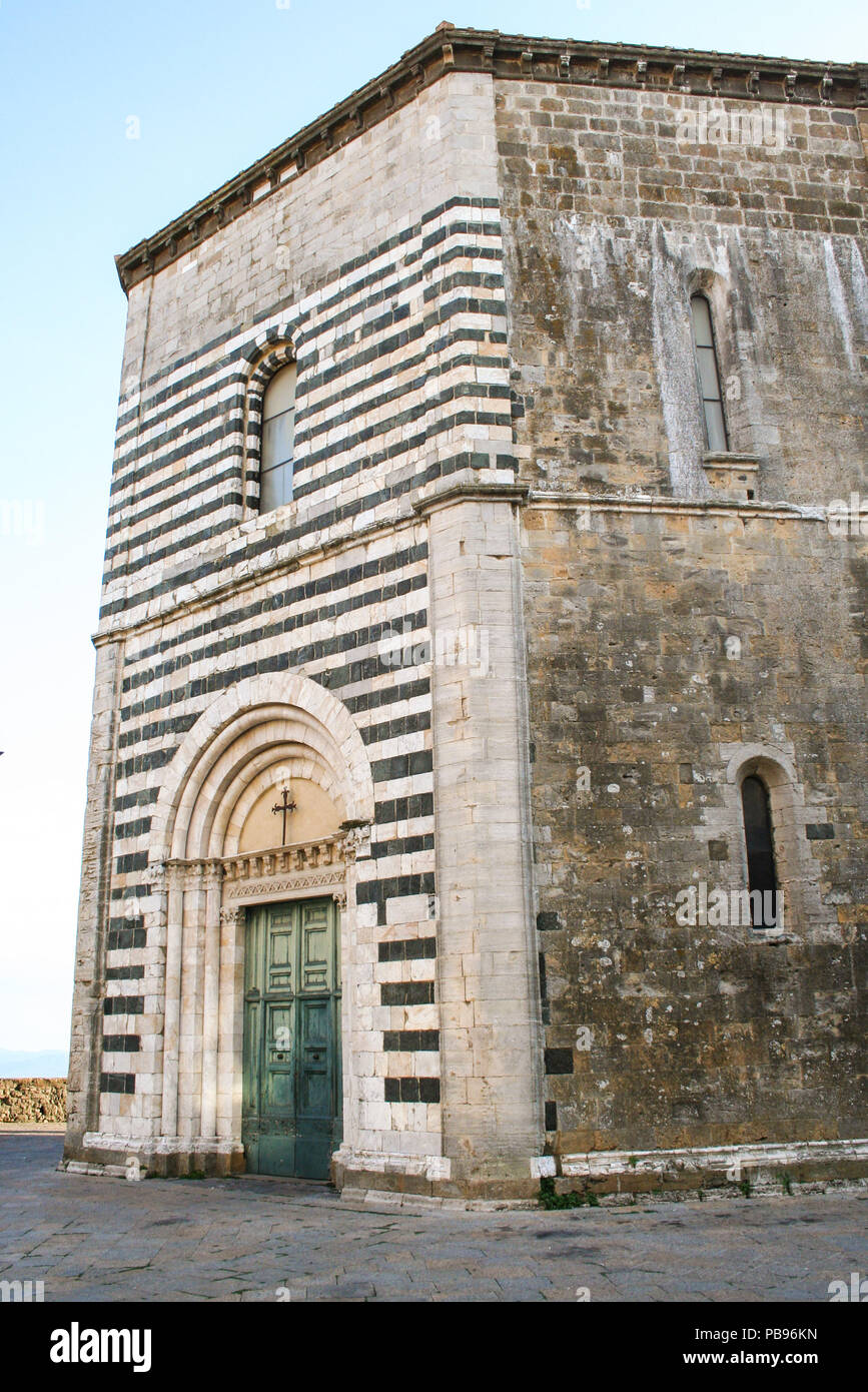 Medieval cathedral of Volterra, Tuscany, Italy Stock Photo - Alamy