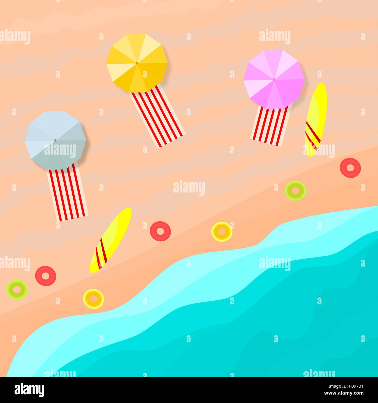 Top view cut paper Stock Vector Images - Alamy