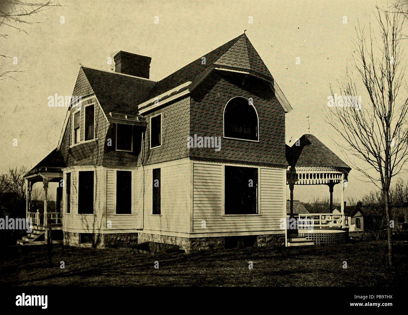 1881 Zeta Chi house Stock Photo - Alamy