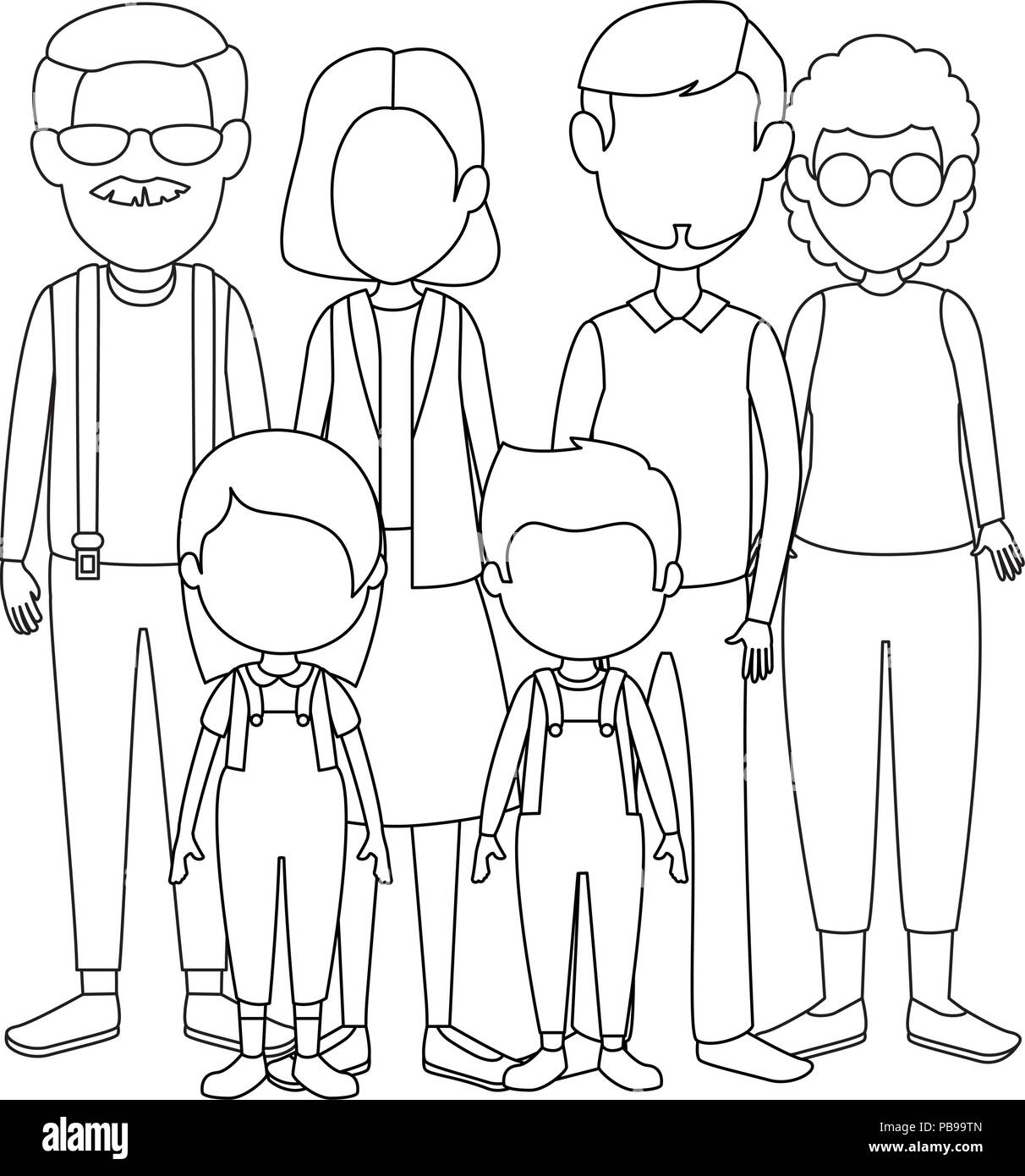 Family Of 7 Drawings
