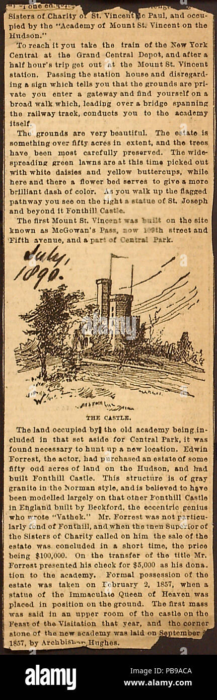 1890 newspaper hi-res stock photography and images - Alamy