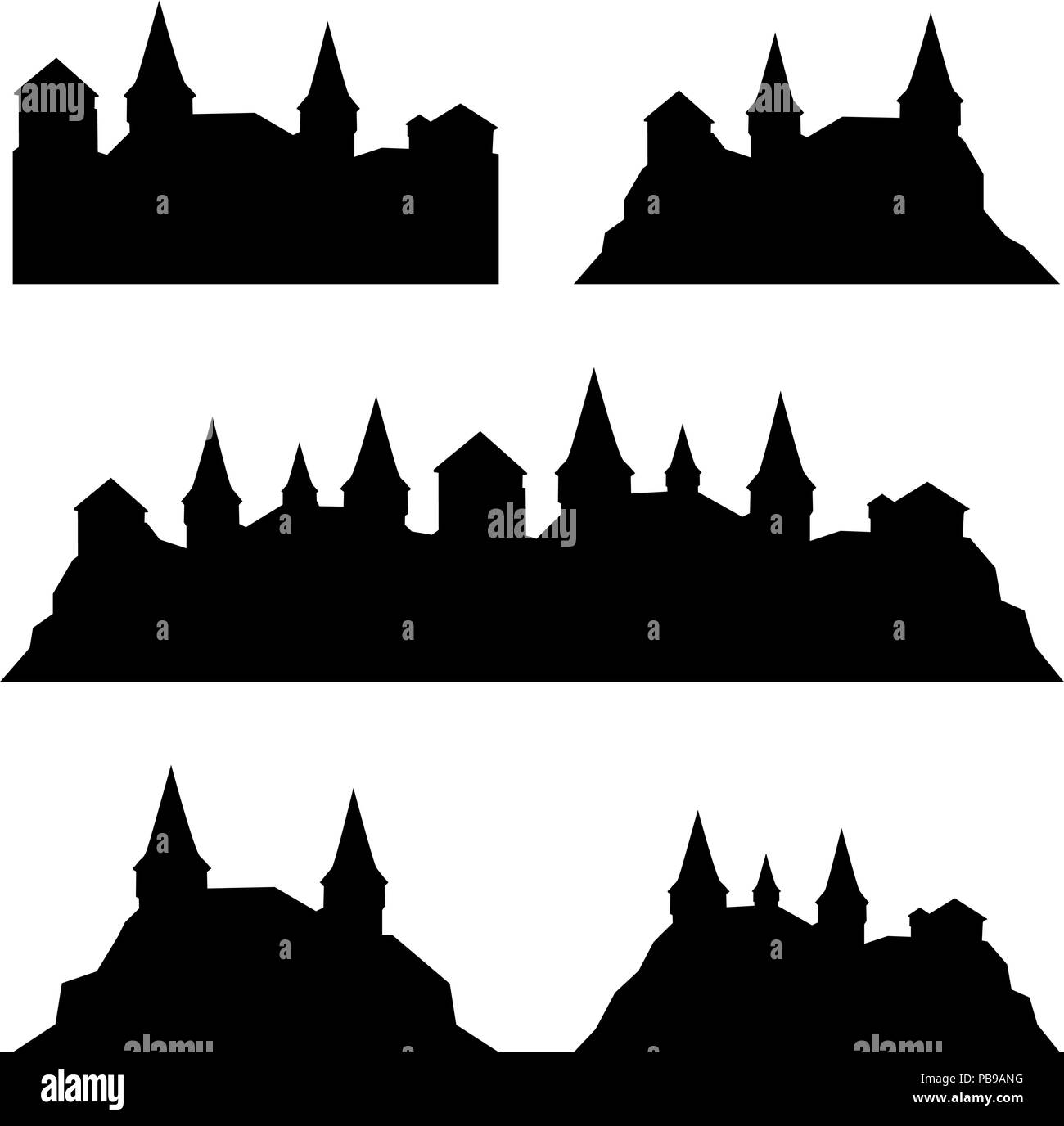 Silhouetes Black and White Stock Photos & Images - Alamy