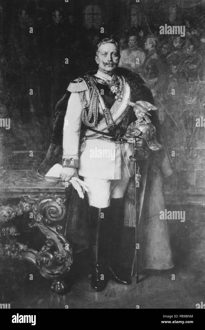 852 Kaiser Wilhelm II ceremonial military dress 1914 Stock Photo - Alamy