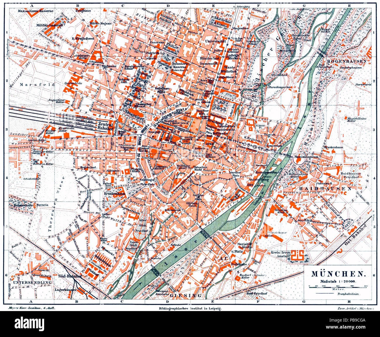Stadtplan münchen hi-res stock photography and images - Alamy