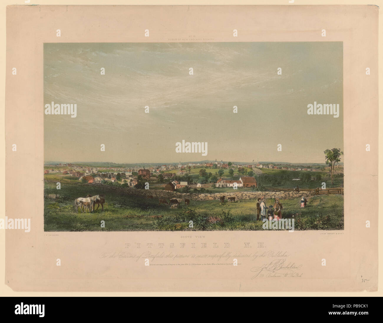 Map of pittsfield hi-res stock photography and images - Alamy