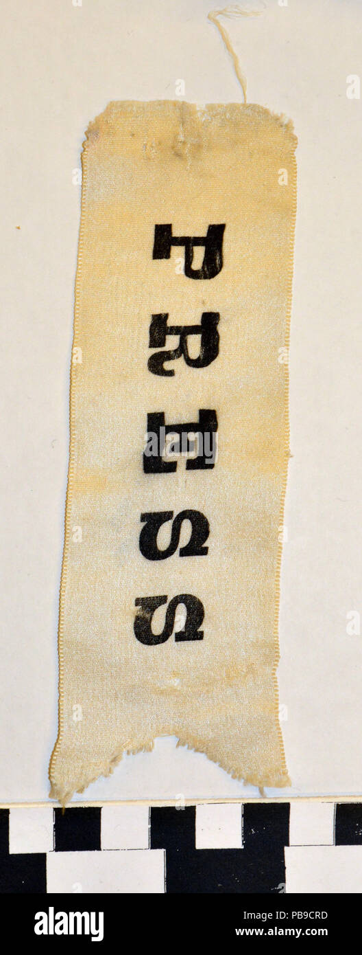 1226 Press Ribbon collected by George Hench at the 1904 World's Fair ...