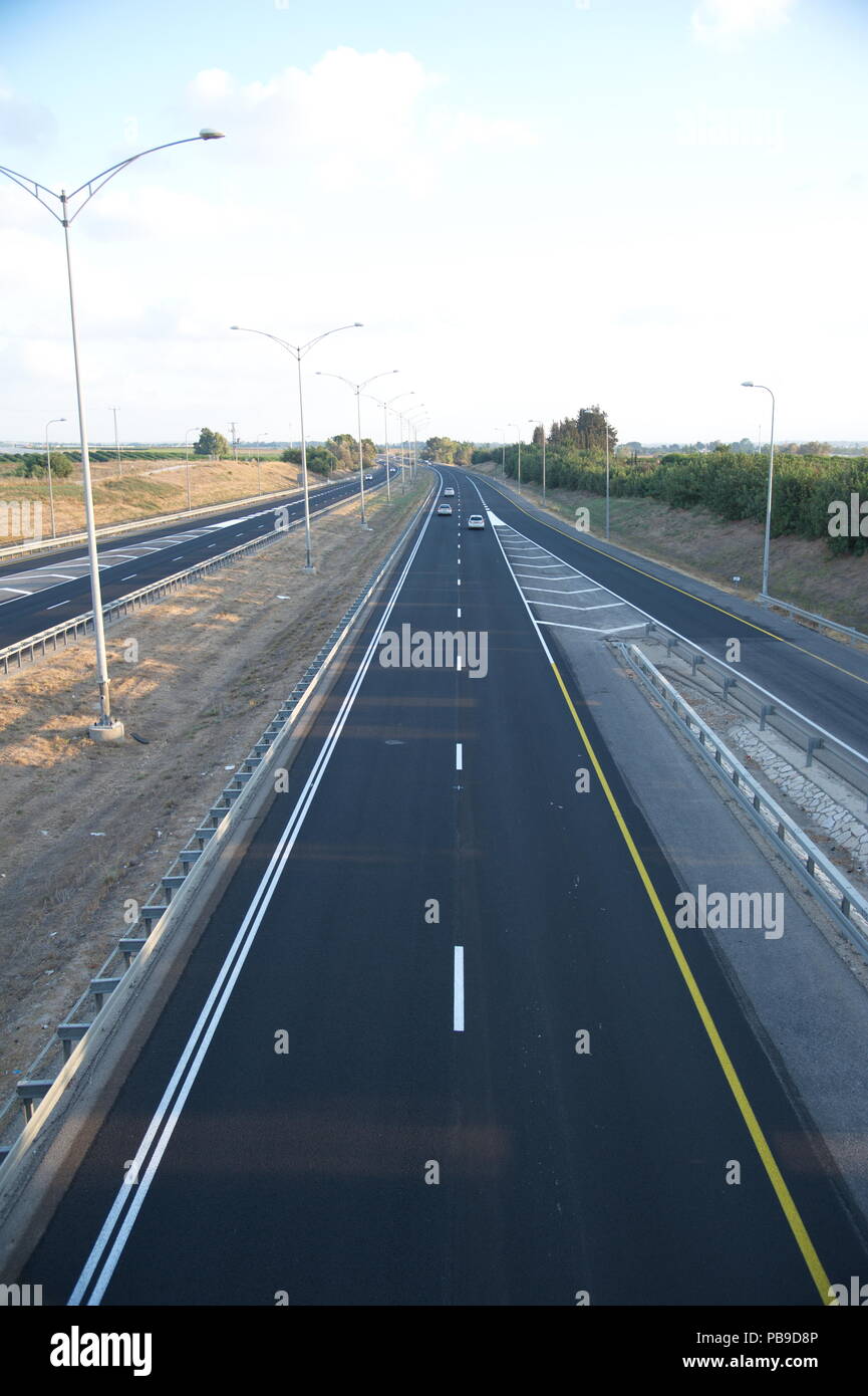 high way, road 6, Israel Stock Photo - Alamy