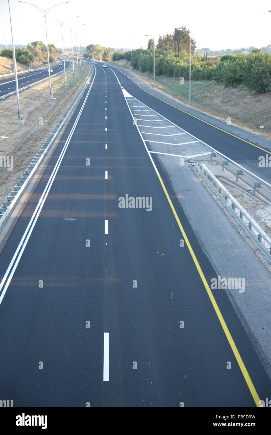 high way, road 6, Israel Stock Photo - Alamy