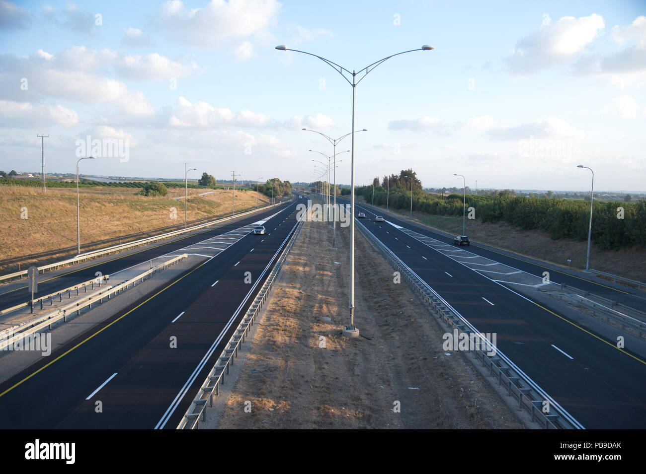 high way, road 6, Israel Stock Photo - Alamy