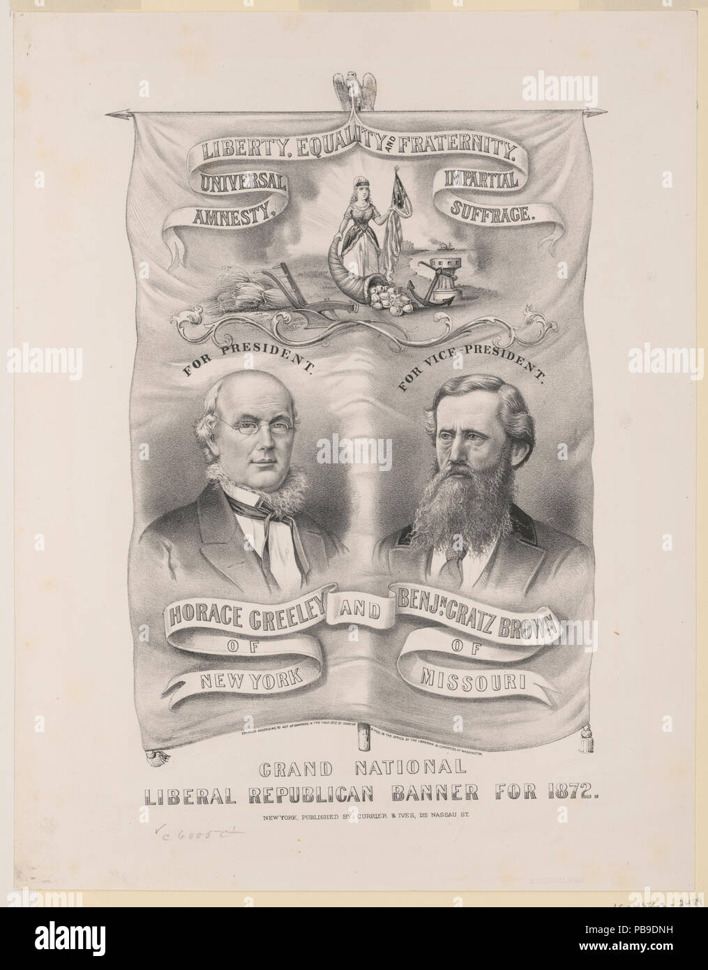 Grand national banner 1860s hi-res stock photography and images - Alamy