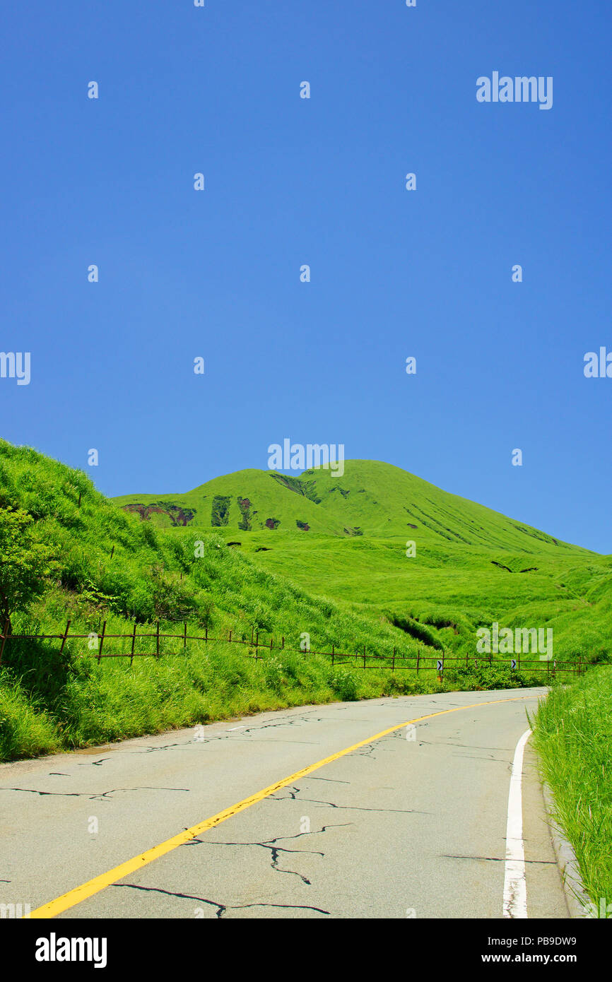 Aso Panorama line, Kumamoto Prefecture, Japan Stock Photo - Alamy