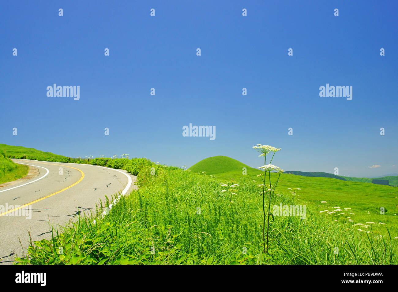 Komezuka aso panorama line aso hi-res stock photography and images - Alamy