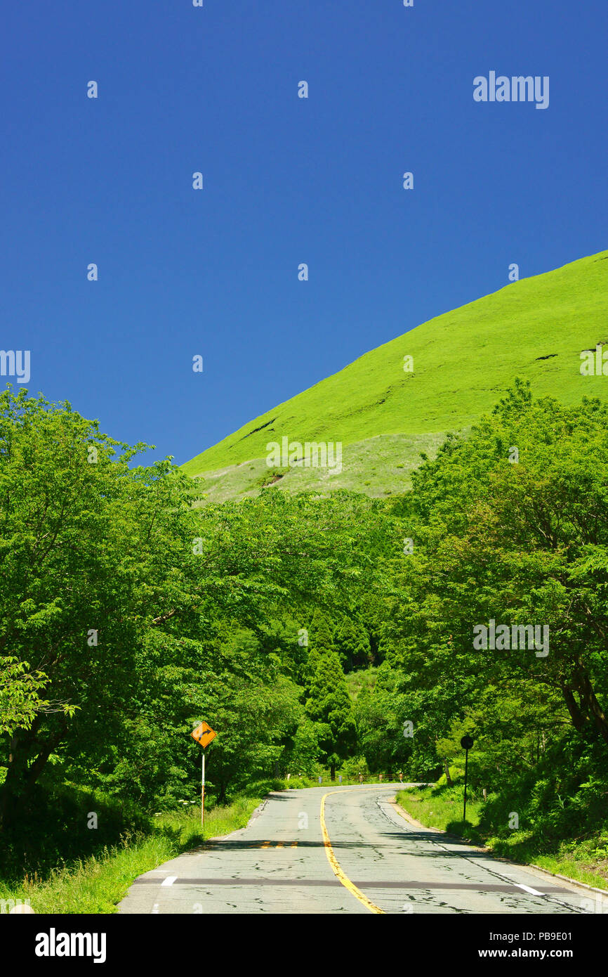 Aso panorama line hi-res stock photography and images - Alamy