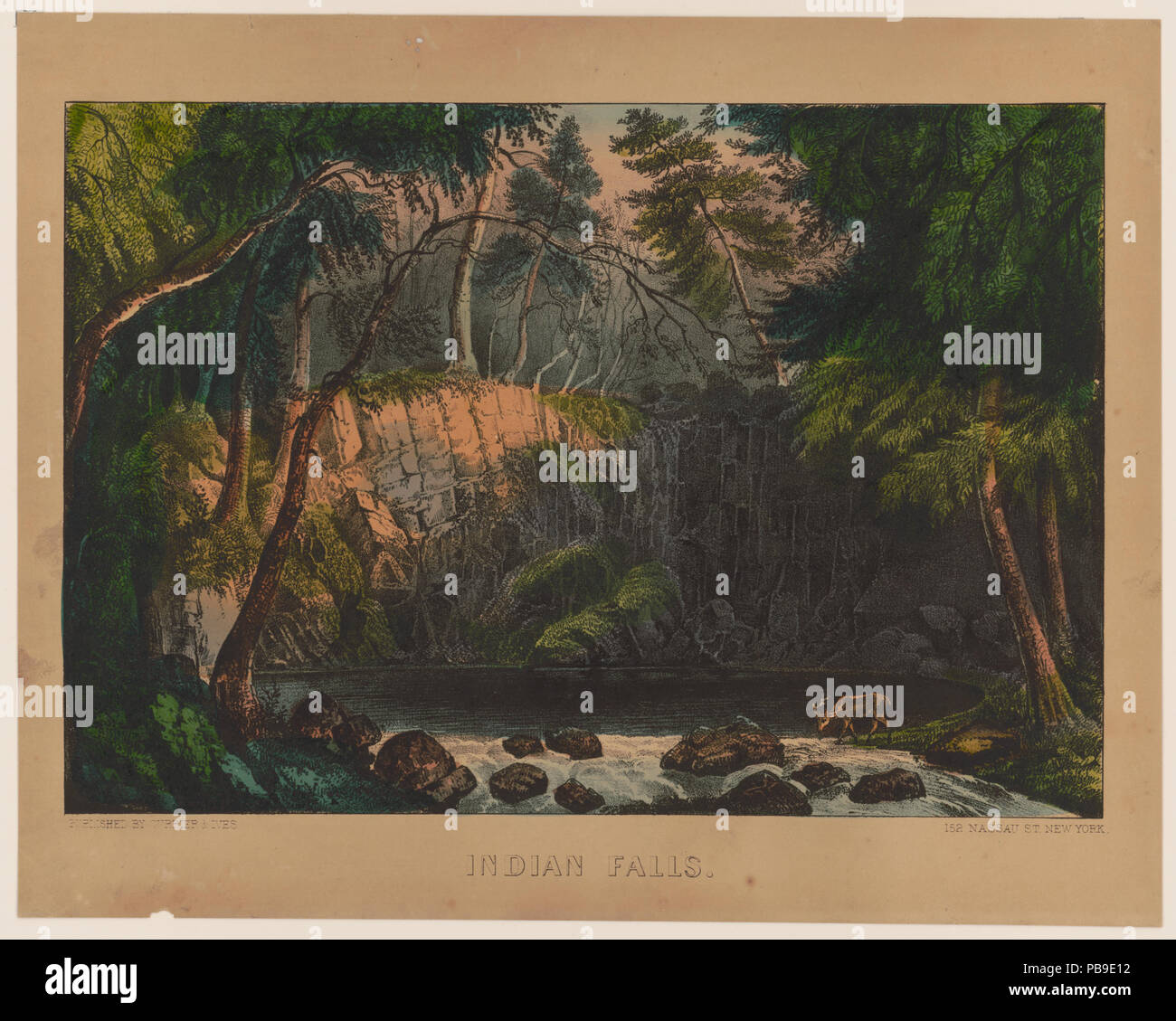 . English: Title: Indian Falls Physical description: 1 print ...