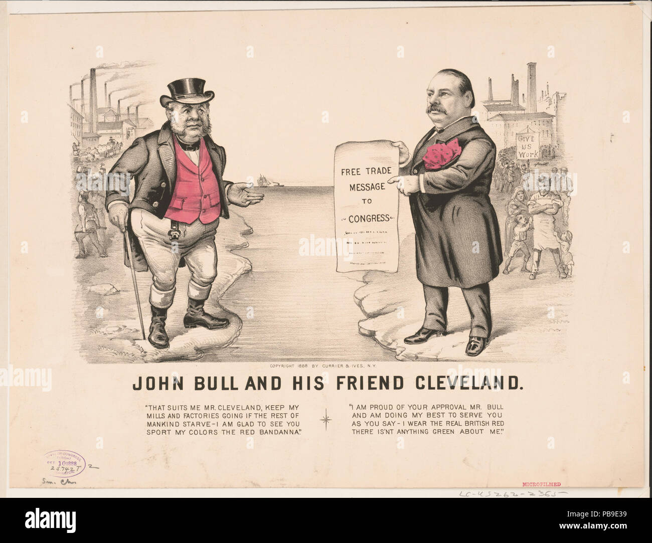 836 John Bull and his friend Cleveland LCCN2002707675 Stock Photo - Alamy