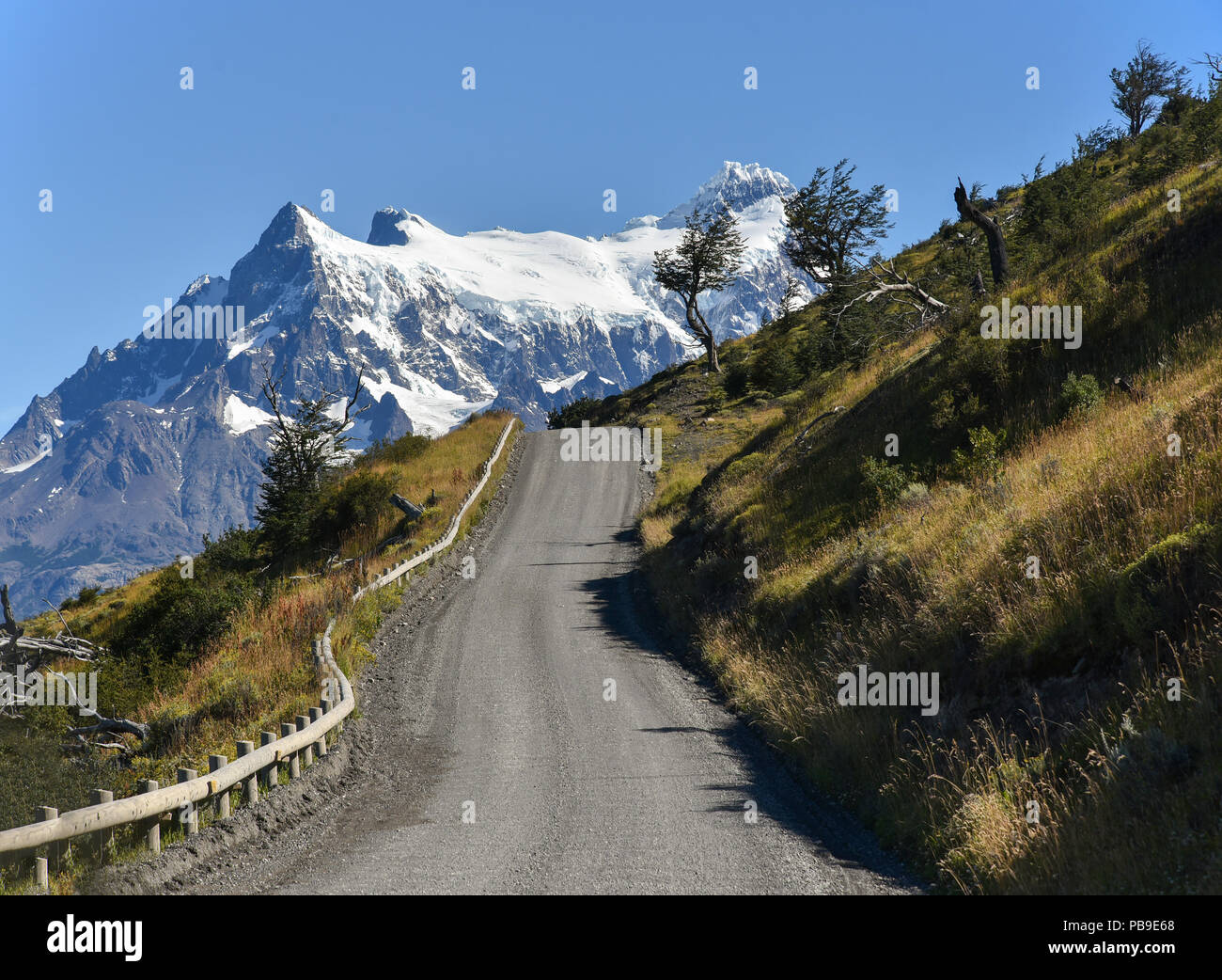 Chile road mountains hi-res stock photography and images - Alamy