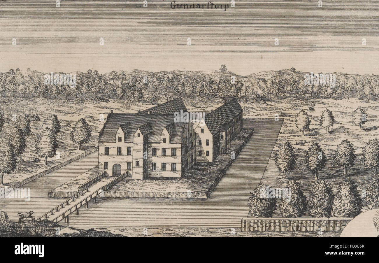 869 Kulla Gunnarstorp Castle in 1680 Stock Photo - Alamy