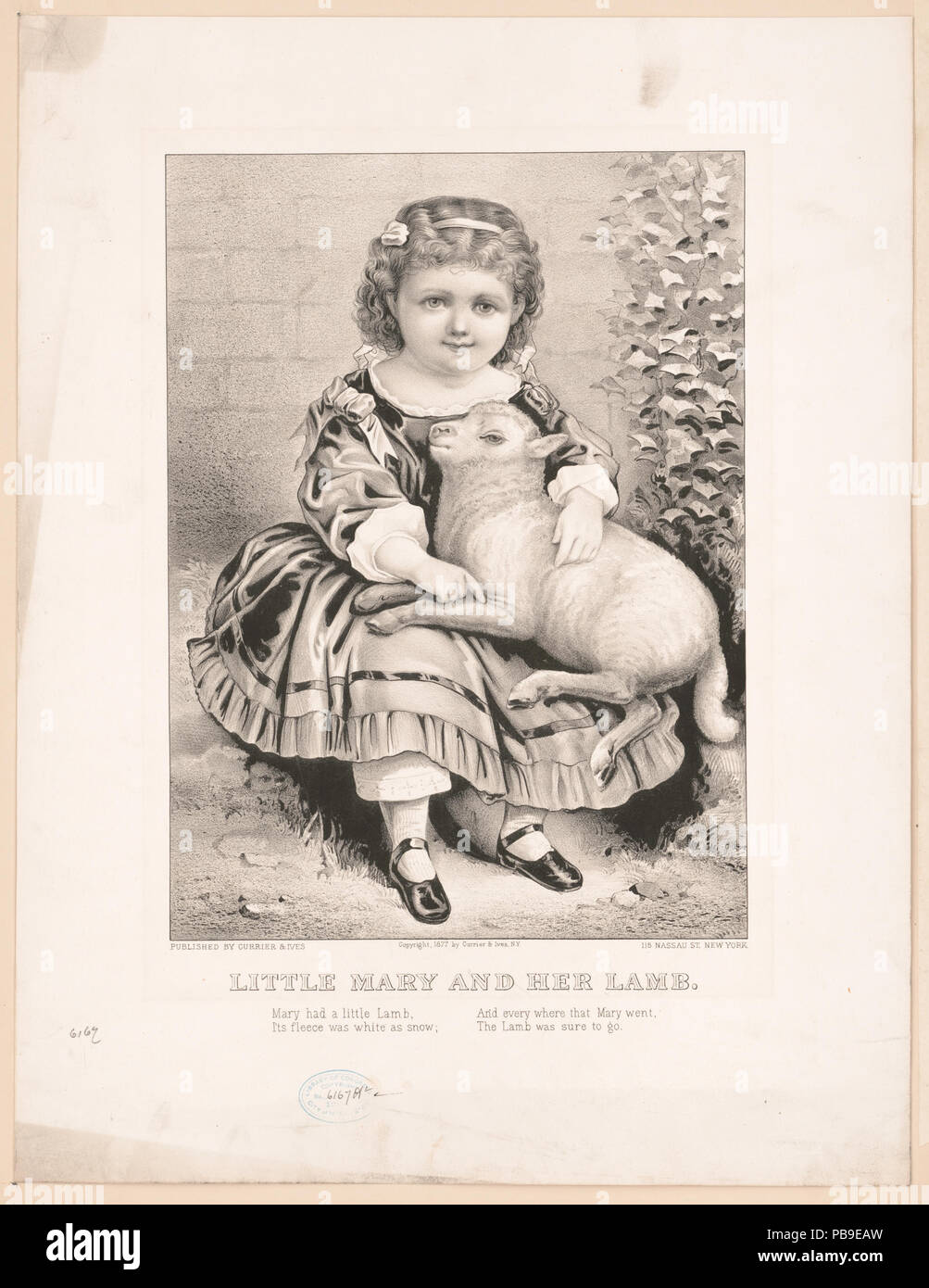 926 Little Mary and her lamb LCCN2002708573 Stock Photo - Alamy