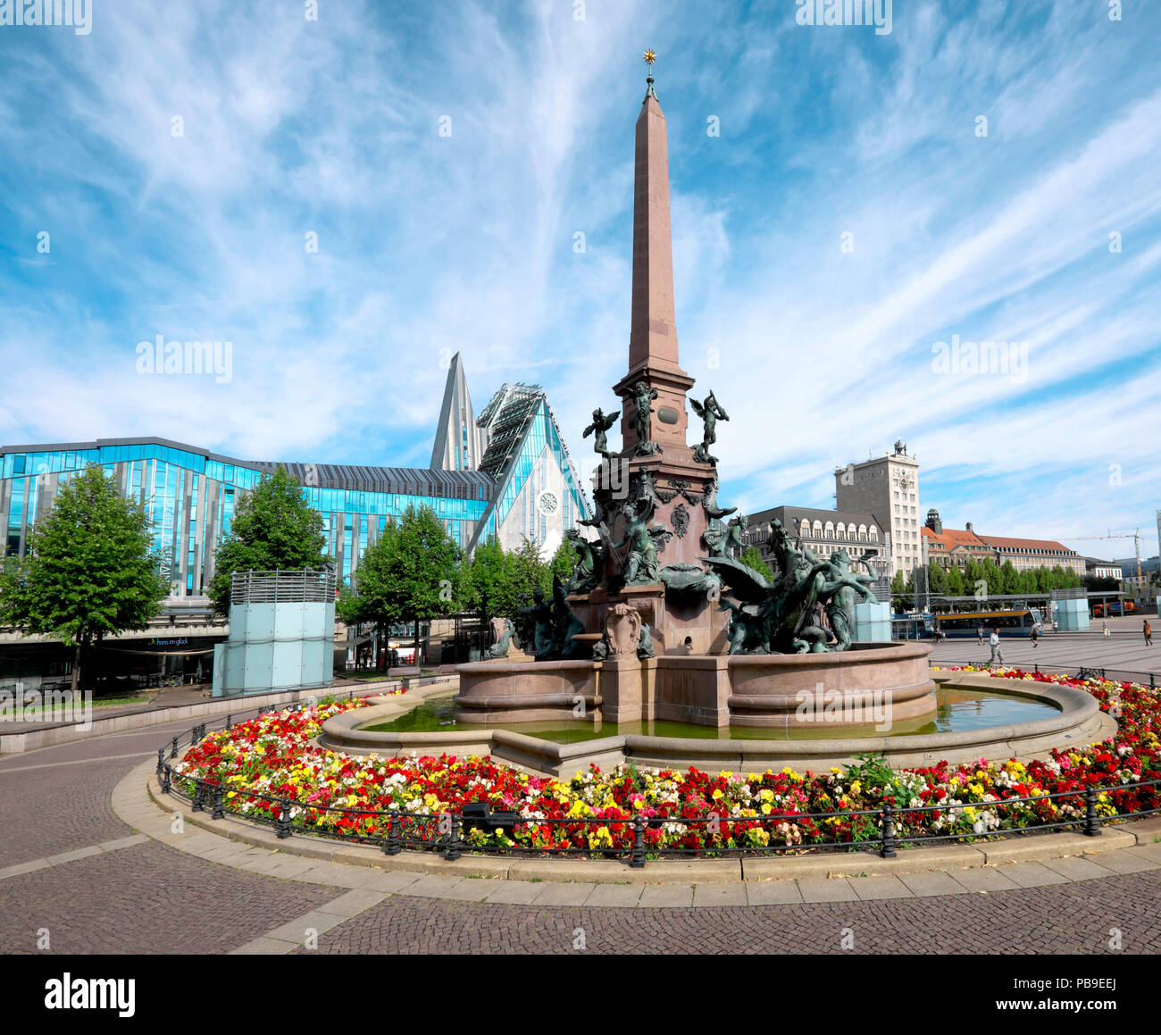 Leipzig augustusplatz people hi-res stock photography and images - Alamy