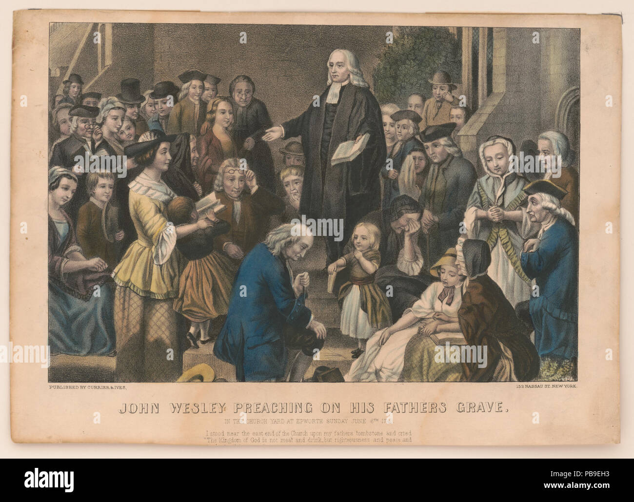 John wesley preaching hi-res stock photography and images - Alamy