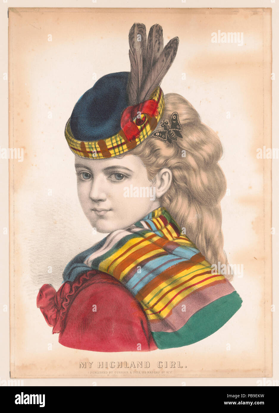 1075 My highland girl LCCN2002710622 Stock Photo - Alamy