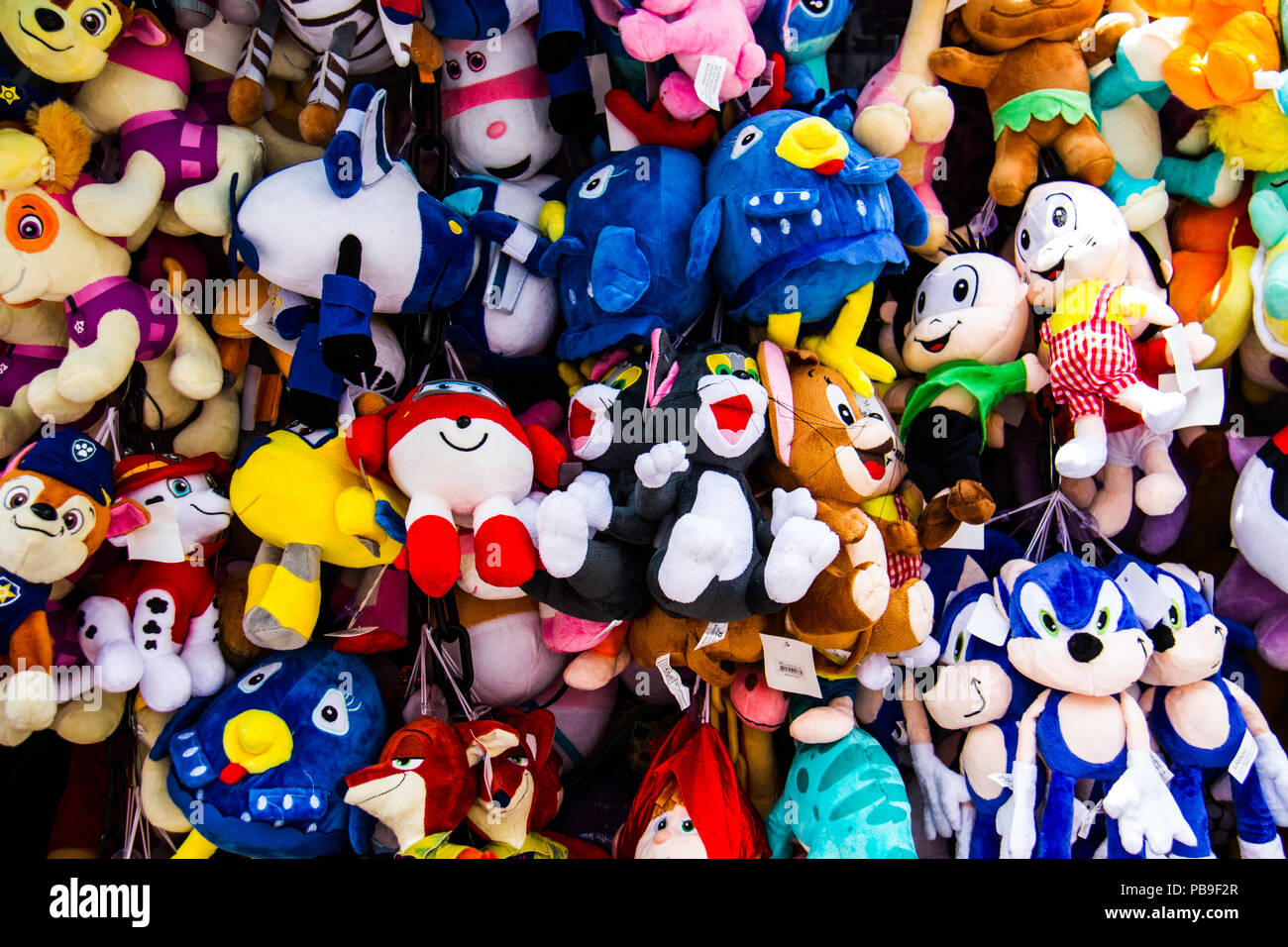 Puppet toys background Stock Photo - Alamy
