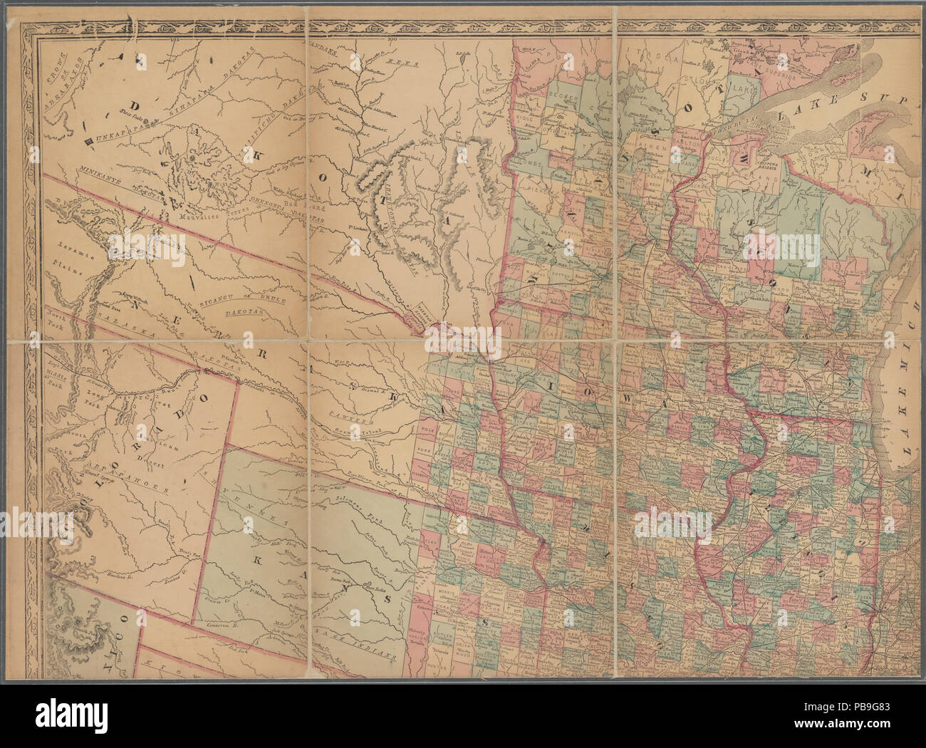 Official county map hi-res stock photography and images - Alamy